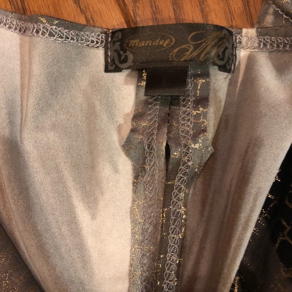 mandee | Dresses | Mandee Silk Dress W Open Back | Poshmark